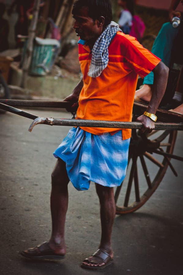 Rickshaw in Calcutta editorial photo. Image of kolkata - 49623131