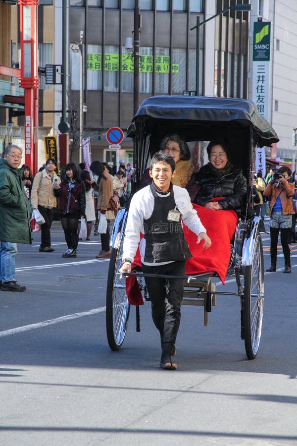 Pulling a Rickshaw in heat editorial image. Image of goods - 54340980