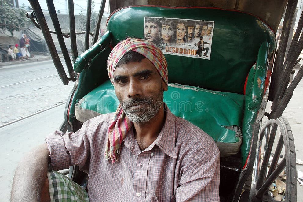 Rickshaw Driver editorial stock image. Image of rickshaw - 25428714