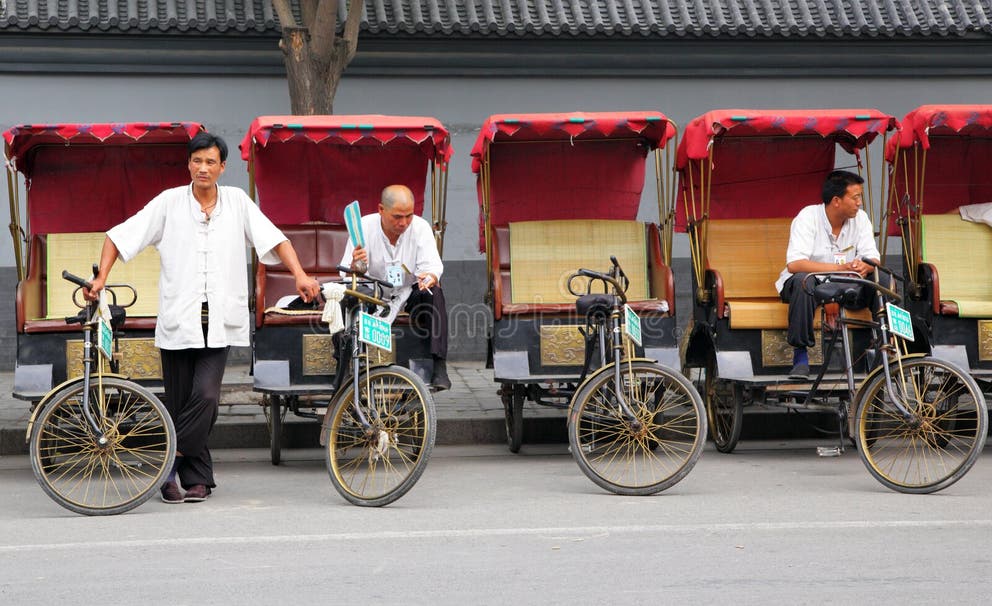 Rickshaw drivers editorial stock photo. Image of ricksha - 15796928