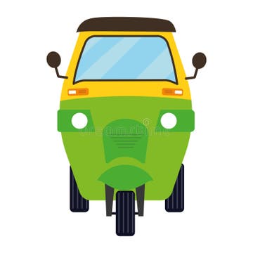 Auto Rickshaw Front Stock Illustrations – 57 Auto Rickshaw Front Stock ...