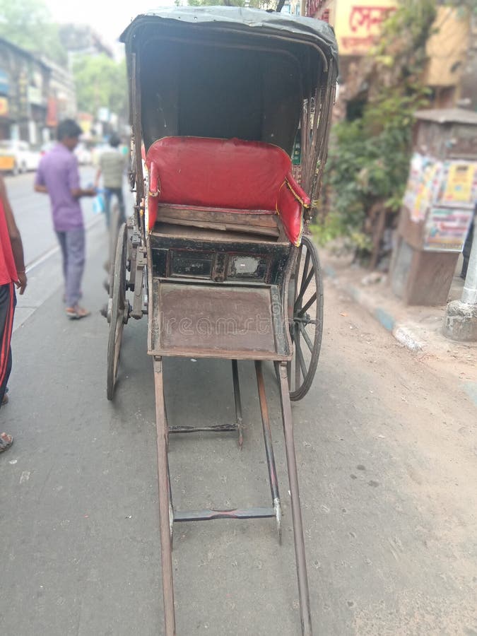 Rickshaw of Kolkata Vehicle Hardwork Stock Image - Image of hand ...