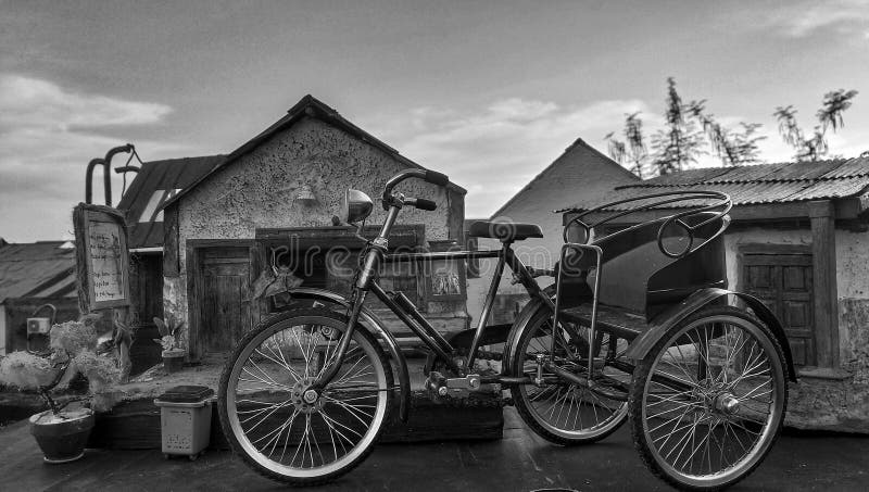 Rickshaw old antique stock photo. Image of miniature - 347170760