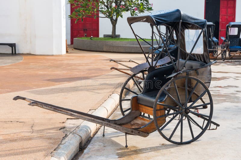 Rickshaw in Thai Ancient Town Stock Image - Image of muang, thailand ...