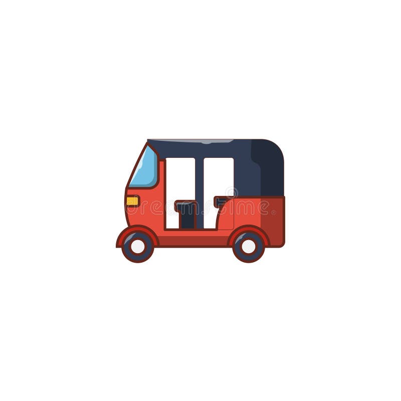 Electric Rickshaw Stock Illustrations – 170 Electric Rickshaw Stock ...