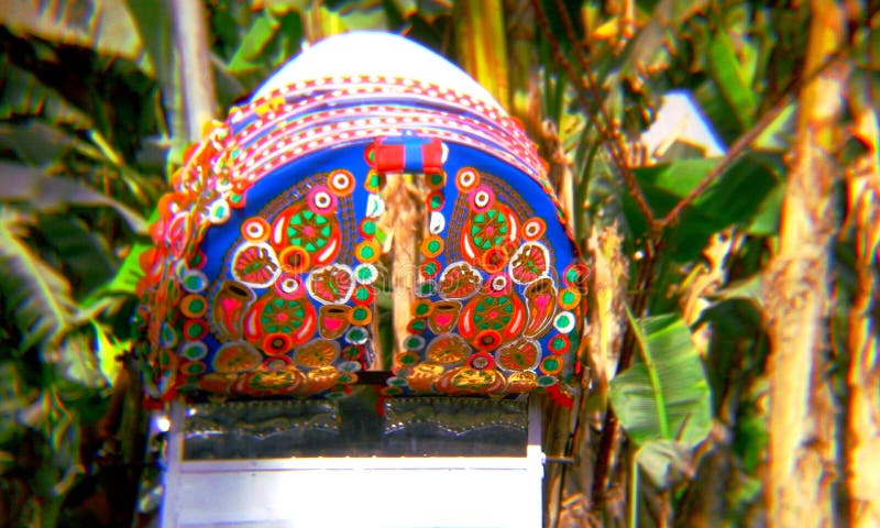 A Rickshaw Worker on the Road Backside Colorful Stock Photo - Image of ...