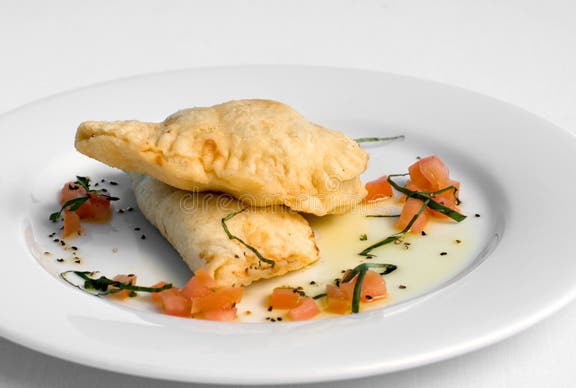 Ricotta Calzone stock photo. Image of healthy, ragu, round - 14078510