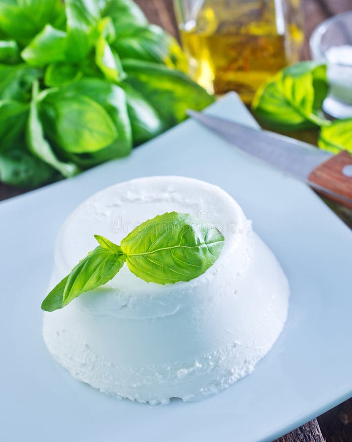 Ricotta stock photo. Image of portion, plate, bowl, protein - 24103426