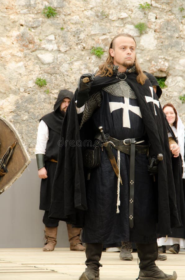 Medeltida strid redaktionell bild. Bild av riddare, film - 30824891