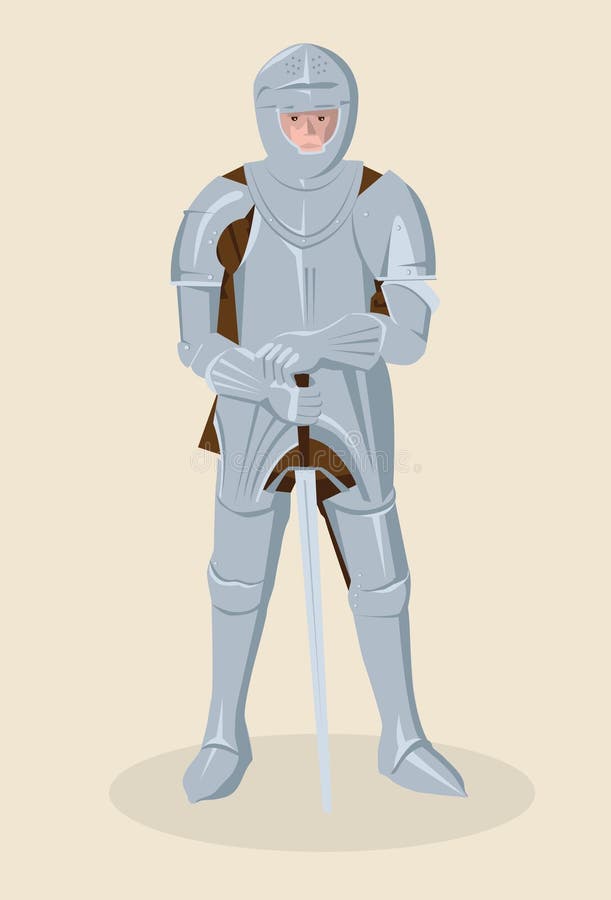 Riddare vektor illustrationer. Illustration av tecknad - 27197196