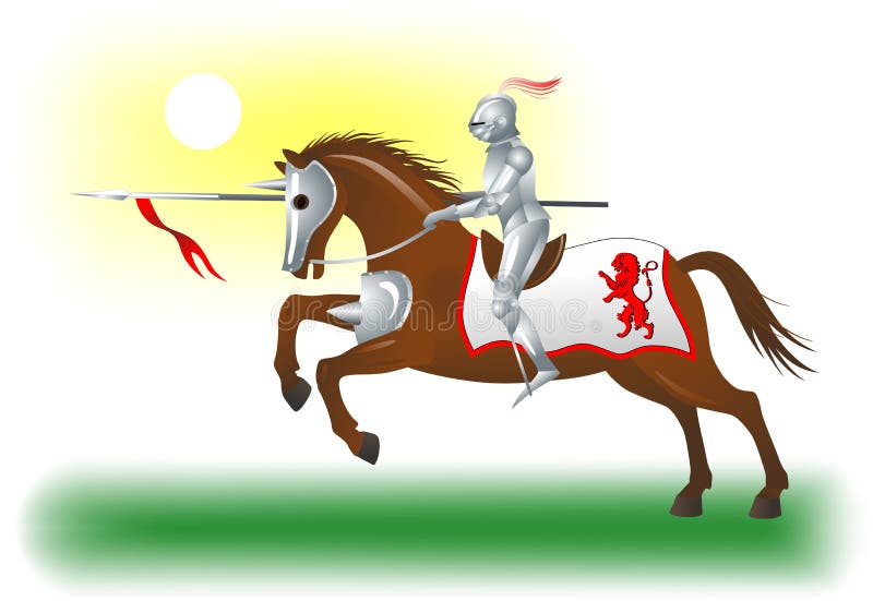 Ridder-paard-6 stock foto. Image of mensen, kruistocht - 65239112