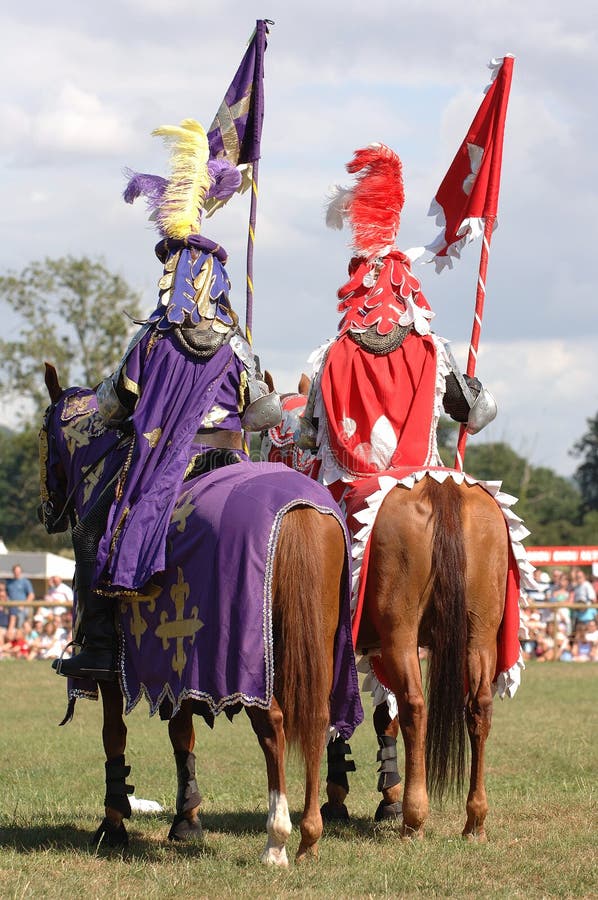 Ridders op Paarden stock foto. Image of spectakel, historisch - 1036502