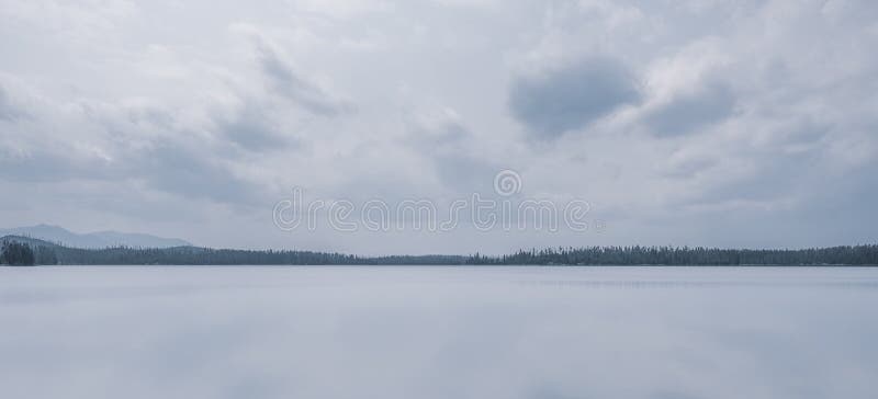 The View Across Riddle Lake, Yellowstone Stock Image - Image of lake ...