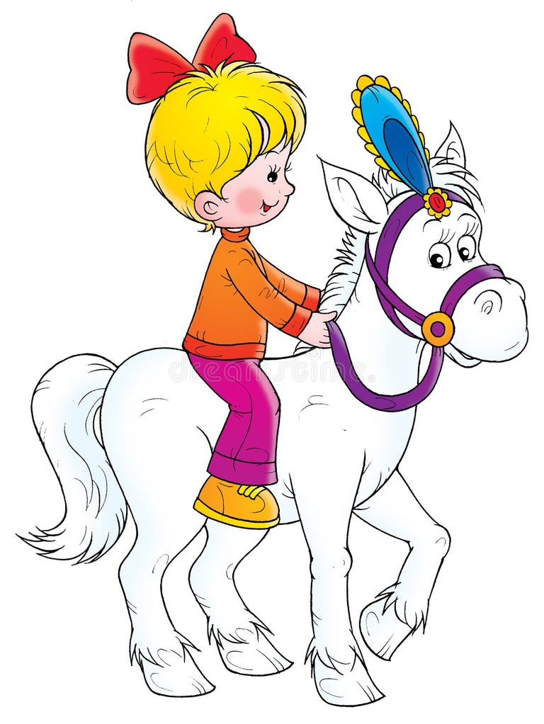 Clip Art Pony Ride Stock Illustrations – 200 Clip Art Pony Ride Stock ...