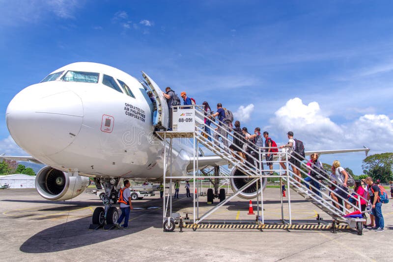 Ride on Airplane at Dumaguete Airport Editorial Photography - Image of ...