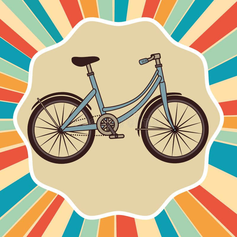 Ride a bike stock vector. Illustration of sport, cyclism - 65906088