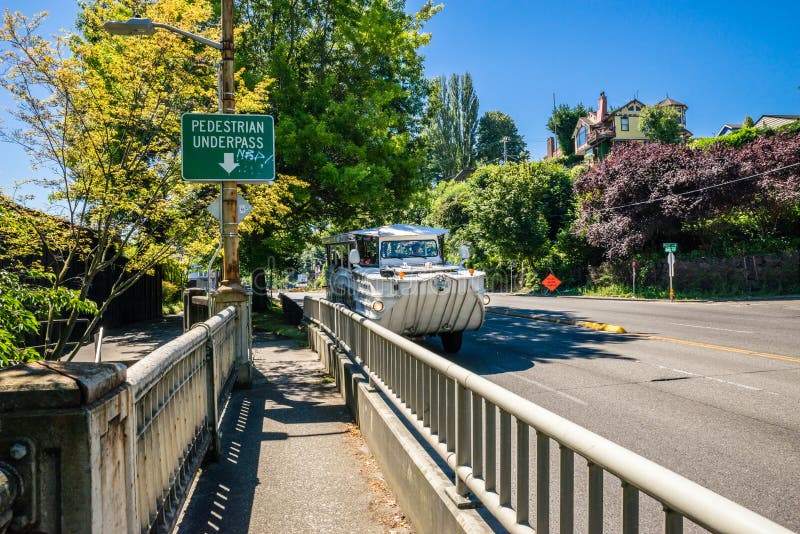Ride the Duck Seattle Washington Editorial Stock Photo - Image of anne ...