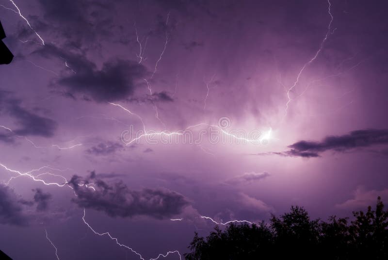 Ride the lightning stock image. Image of series, storm - 42417623
