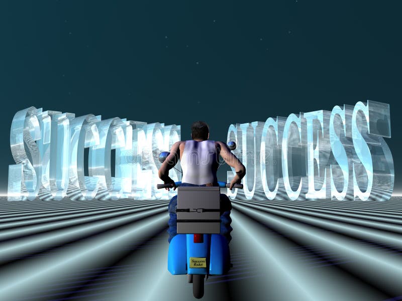 The Run, Competition for Success. Stock Illustration - Illustration of ...