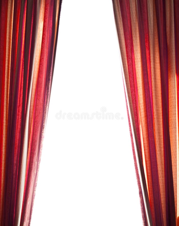 Rideaux Entrouverts Avec Espace Blanc Photo stock - Image du privé ...