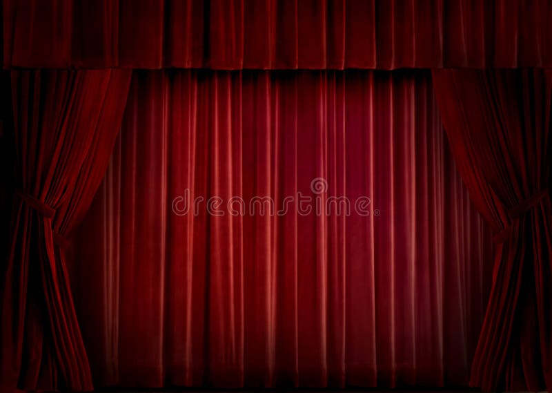 rideau rouge
