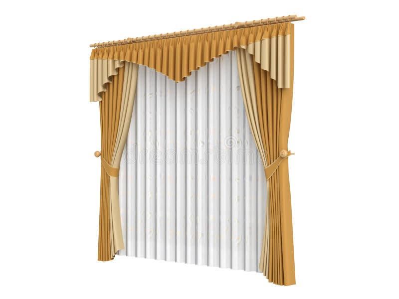 Rideaux illustration stock. Illustration du lumière, appartement - 9827167