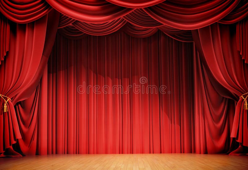 Rideaux en velours illustration stock. Illustration du contexte - 66365146