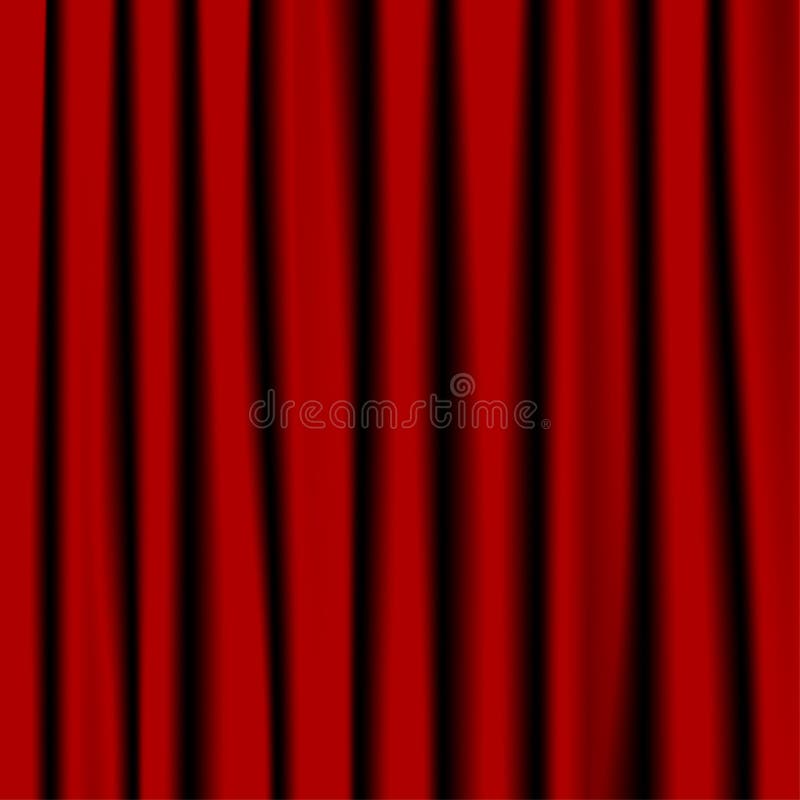 Rideaux rouges illustration de vecteur. Illustration du matériau - 32069863
