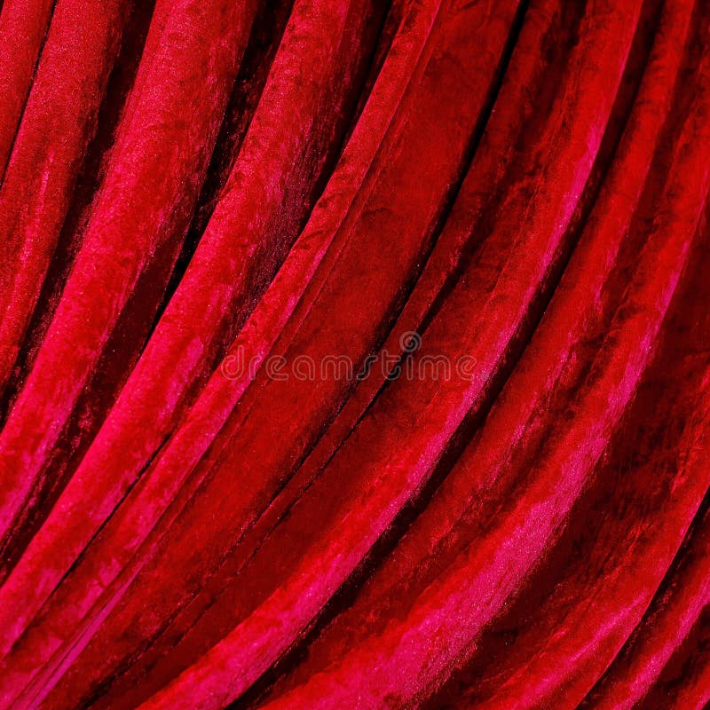 Rideaux rouges photo stock. Image du rideaux, ouvert - 51568668