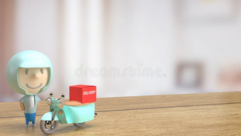 3d Delivery Rider Stock Illustrations – 423 3d Delivery Rider Stock ...