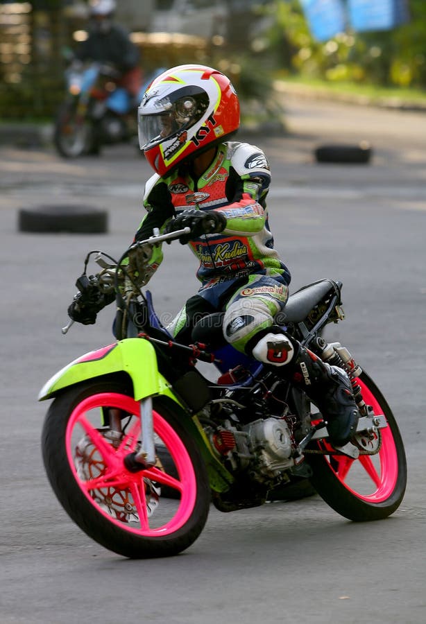 Rider editorial image. Image of training, java, motorcycle - 52228930