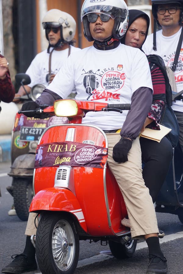 The Rider with Various Scooter on Scooter Fest Editorial Image - Image ...