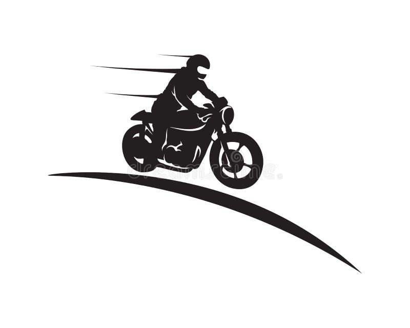 Rider Vector and Classic Motor Bikers Stock Illustration - Illustration ...