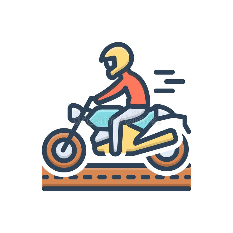 Color Illustration Icon for Riders, Driver and Traveler Stock Vector ...