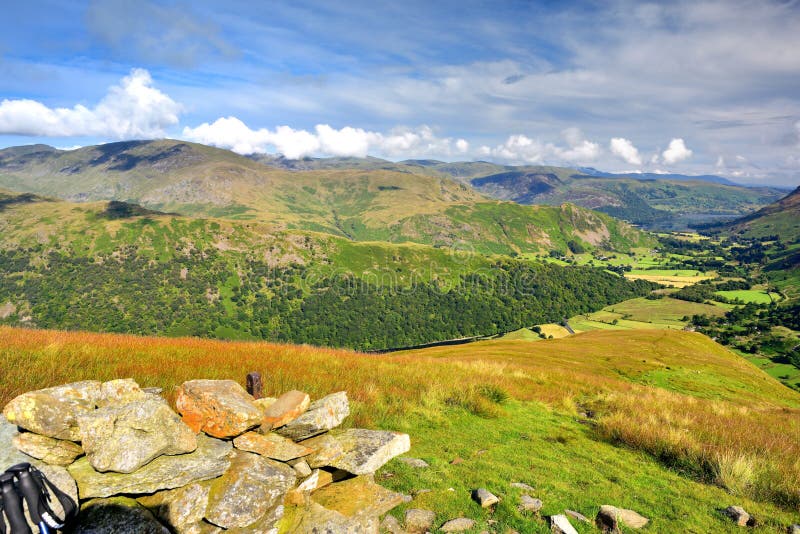 The Ridge of Hartsop Above High Stock Photo - Image of england ...