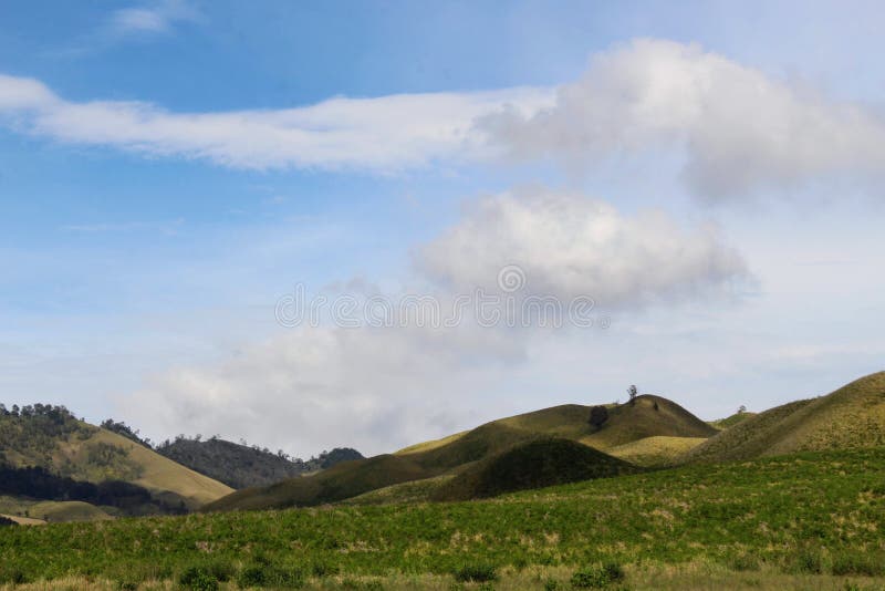 Ridge Landscape Highland Plateau Sky Stock Image - Image of plateau ...