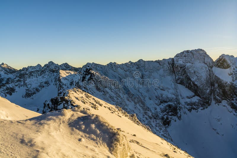 Ridge in winter colors. stock image. Image of ridge, nature - 83522969