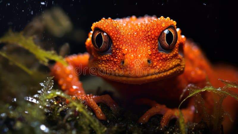 Ridges red eft stock illustration. Illustration of reveals - 374168979