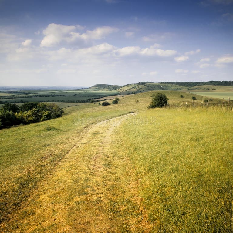 The ridgeway path stock photo. Image of outdoors, nature - 1610268