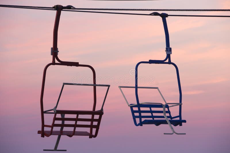 Riding High Chair Lifts stock image. Image of serenity - 26303441