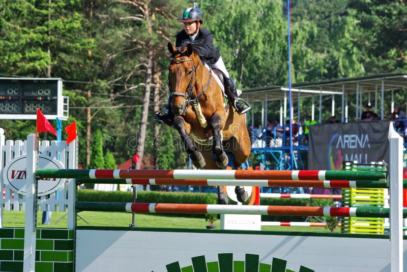 Riding a Horse in Competition Editorial Photo - Image of activity ...
