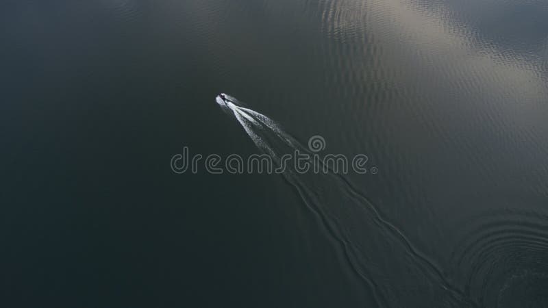 Riding a Hydrocycle Top View. Stock Image - Image of view, sports: 94415533