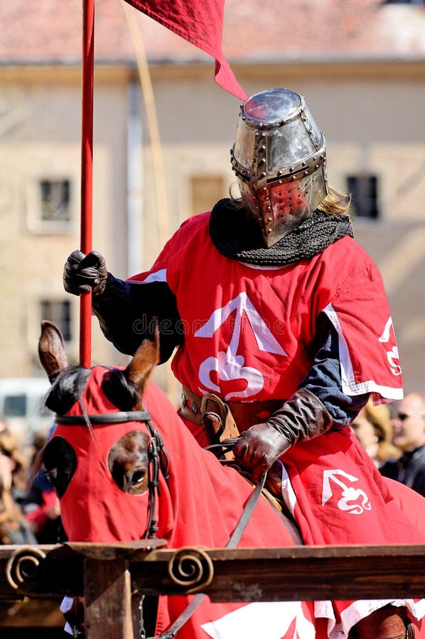 Riding knight stock image. Image of champion, historic - 2218479