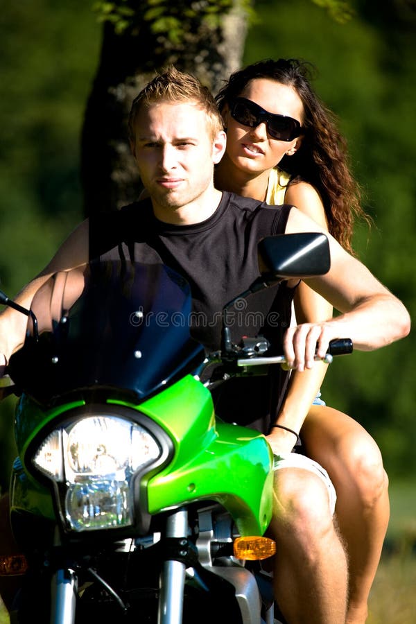Riding the motorcycle stock photo. Image of human, people - 11011640