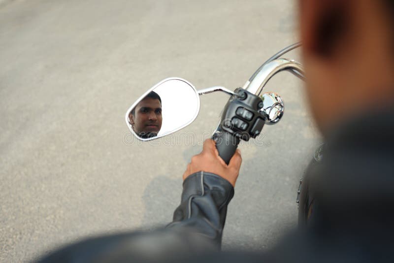 Riding motorcycle stock photo. Image of concept, reflection - 51905474