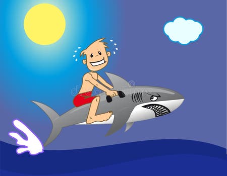 Riding Shark Stock Illustrations – 275 Riding Shark Stock Illustrations ...