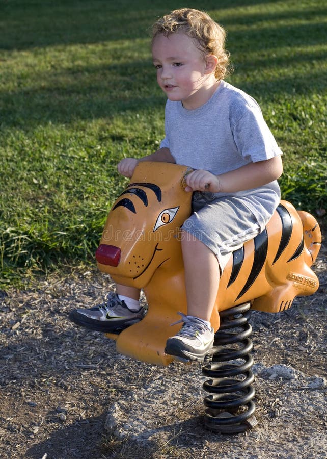 Riding Tiger stock image. Image of white, hair, masculine - 7437259