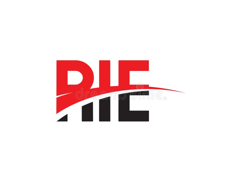 RIE Letter Initial Logo Design Vector Illustration Stock Illustration ...