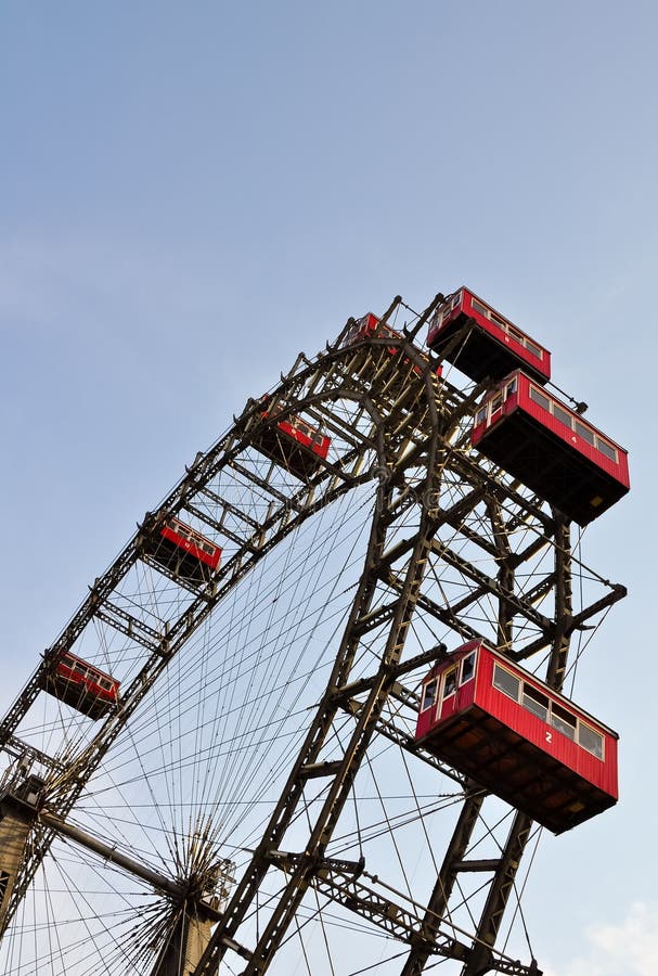 The Riesenrad in Vienna-giant Ferris Wheel Stock Image - Image of giant ...