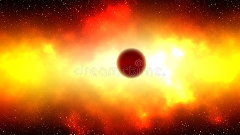 Riesiger roter Stern stock abbildung. Illustration von teleskop - 72752438